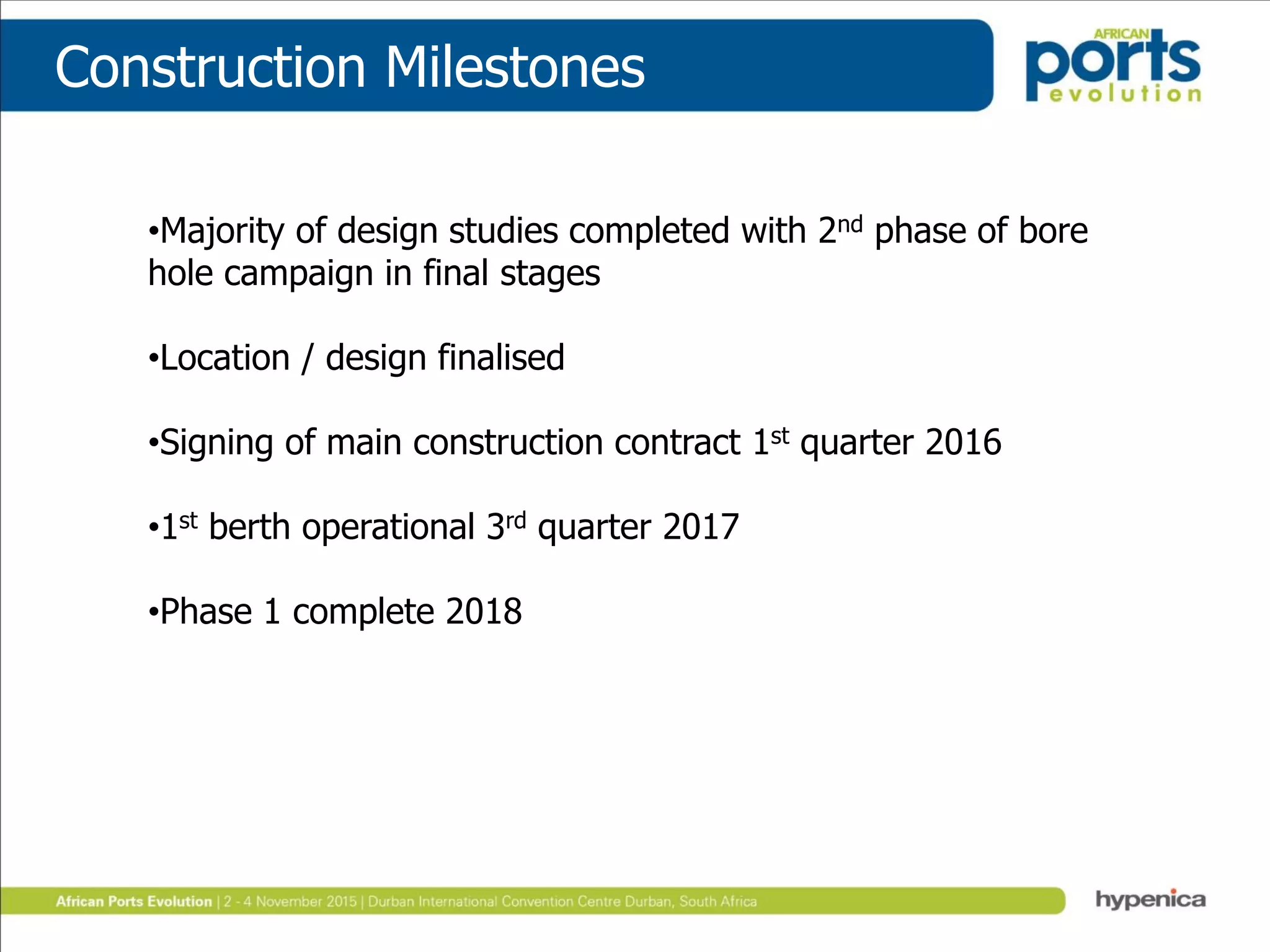 Porto De Caio: The new gateway to trade in Africa | PDF