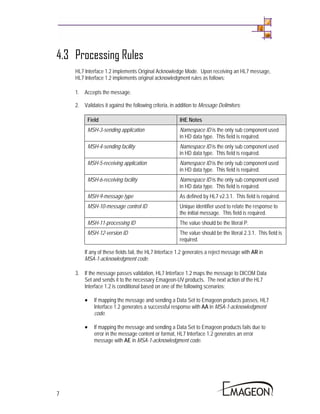 1.2 Hl7 Interface Specification | PDF