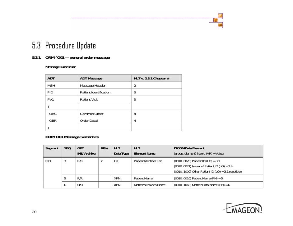 1 2 Hl7 Interface Specification