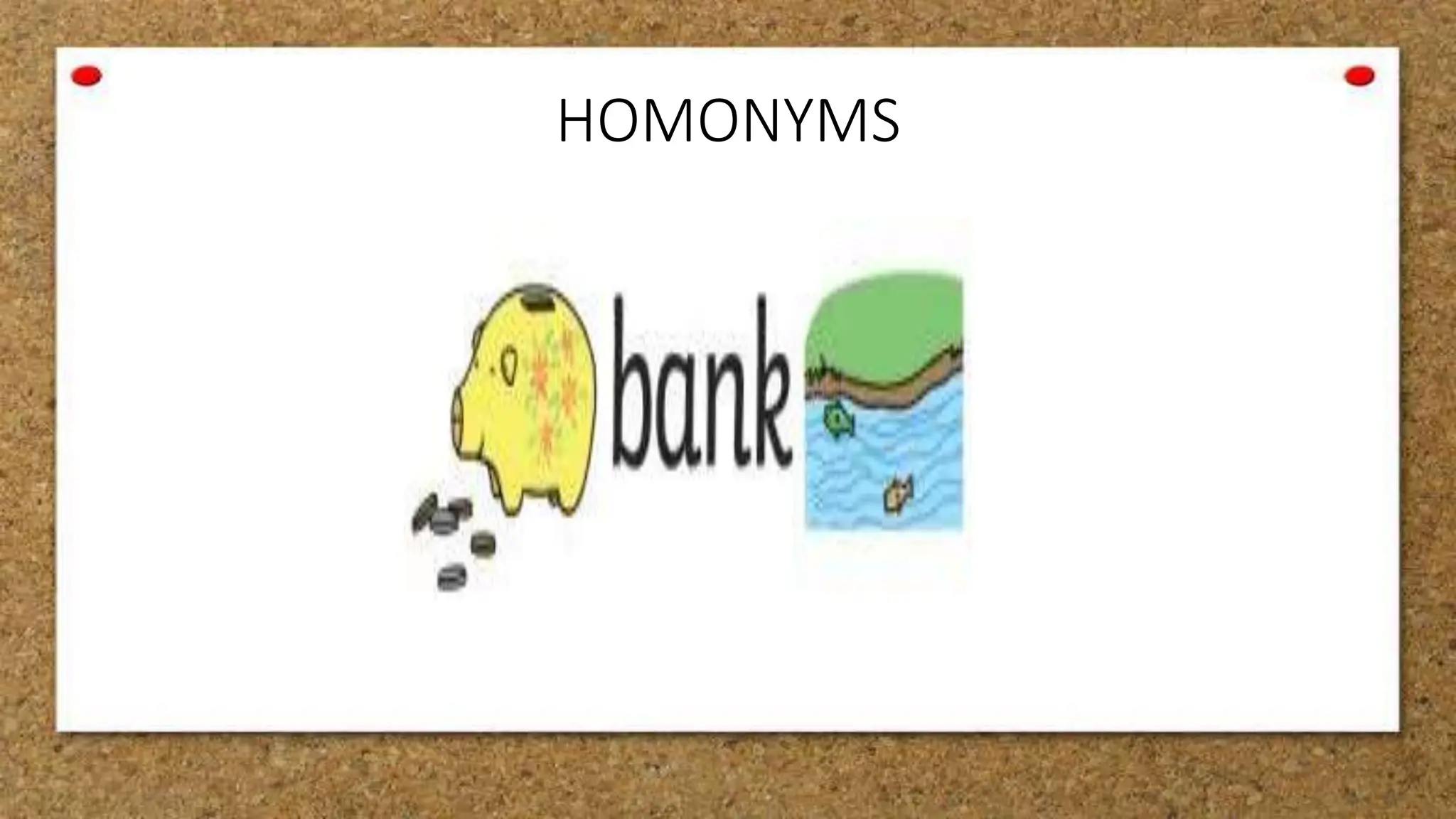 HOMONYMS PICTURES EXAMPLE WITH NAME.pptx