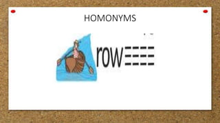 HOMONYMS PICTURES EXAMPLE WITH NAME.pptx