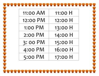 12 Hour Clock system.docx