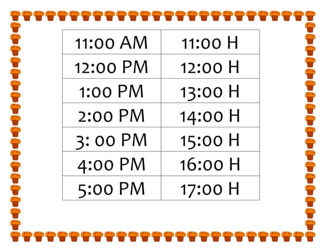 12 Hour Clock system.docx