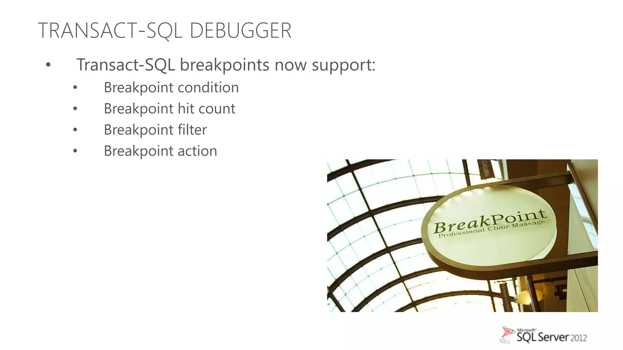 Manageability Enhancements of SQL Server 2012 | PPT