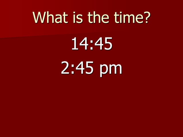 12hr 24hr clock_quiz | PPT | Educational Assessment | Education