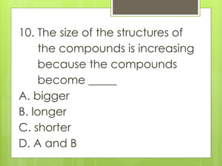 Hydrocarbons: Structure, Properties and Common Examplea | PPTX
