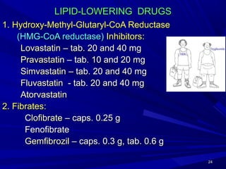 Antihypertensive and Lipid Lowering Drugs | PPT
