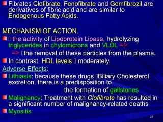 Antihypertensive and Lipid Lowering Drugs | PPT