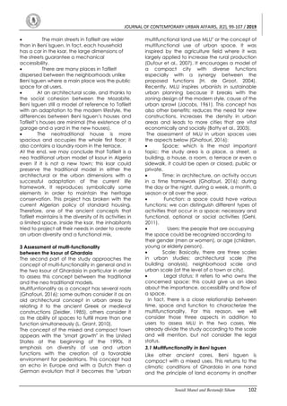 Tafilelt, the Neo Traditional Model of Ksour in Algeria: Assessment of the Multi-functionality ...