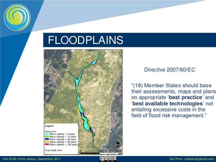 Floodplain delineation with Free and Open Source Software