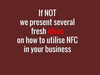 12 ideas for using nfc in your business | PDF
