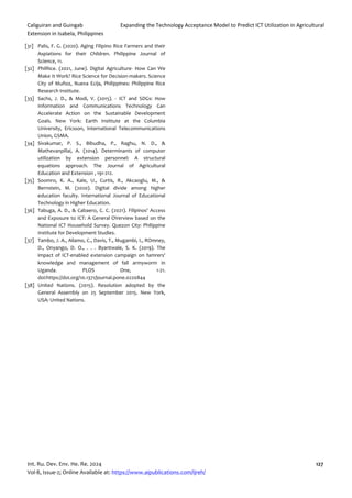 Expanding the Technology Acceptance Model to Predict ICT Utilization in ...