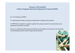 12 implantação e disseminação do programa nacional de segurança do ...