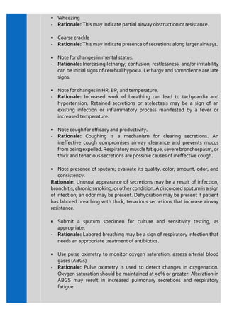 Ineffective Airway Clearance Nursing Care Plan | PDF