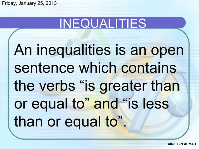 NOTE MATH FORM 3 - 12 inequality equations | PPS