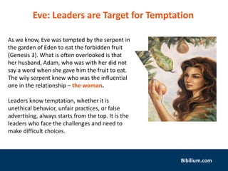 12 Influential Women Leaders in the Bible | PPTX