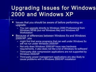 12 installing and upgrading windows | PPT