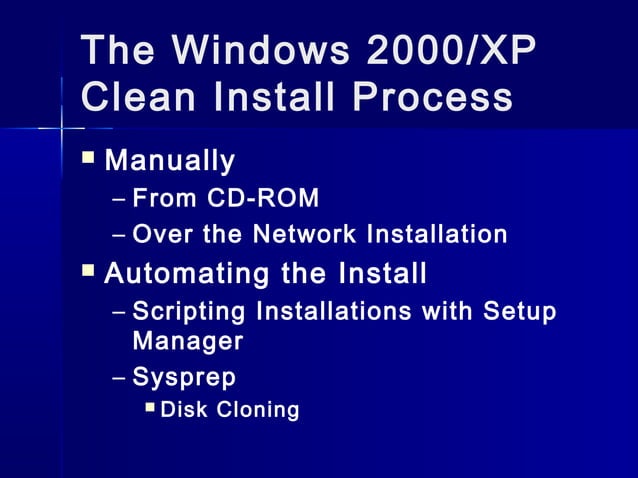12 Installing And Upgrading Windows Ppt Computing Technology And Computing
