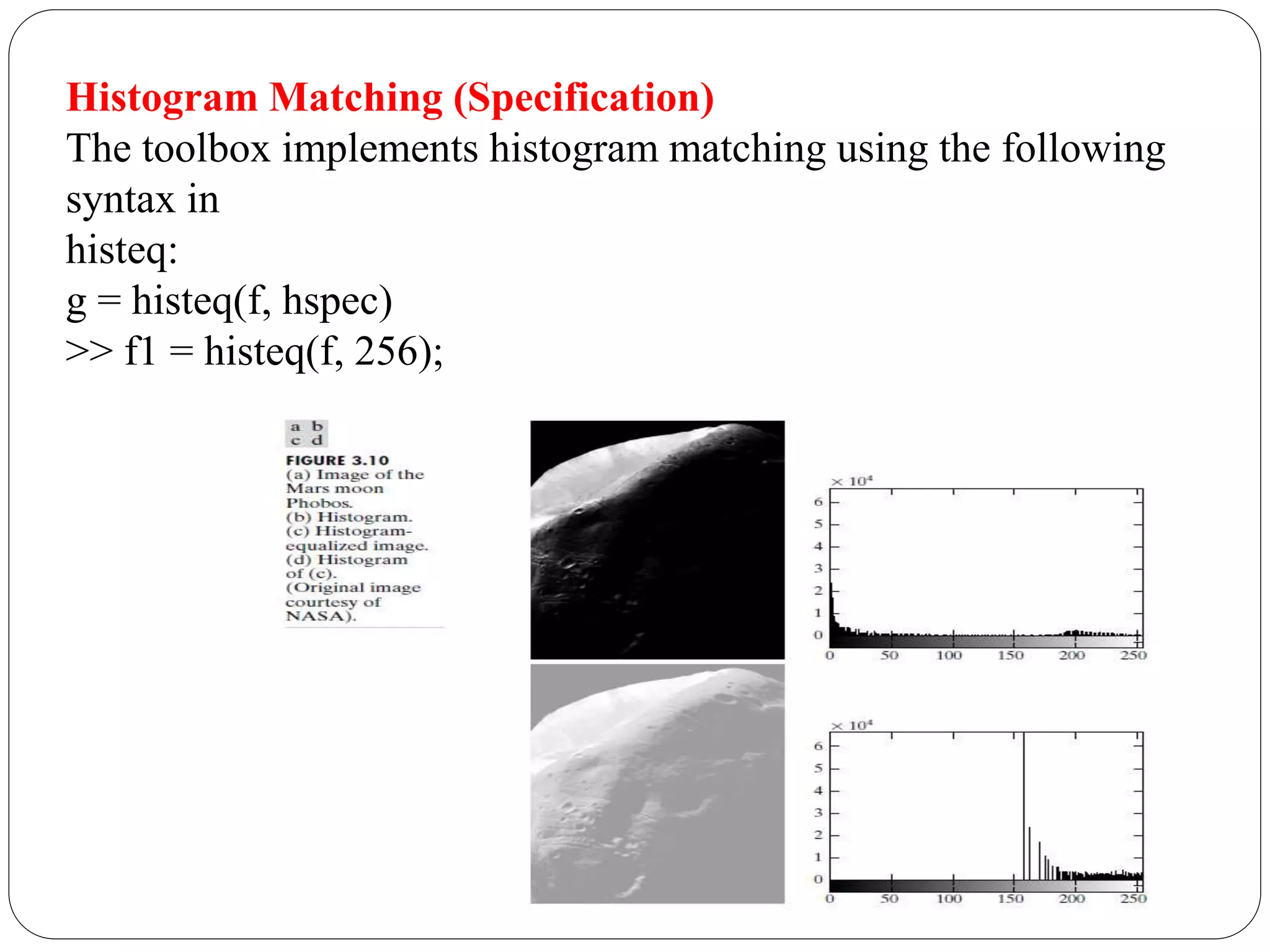 Intensity Transformation and Spatial filtering | PPTX