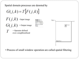 Intensity Transformation and Spatial filtering | PPTX
