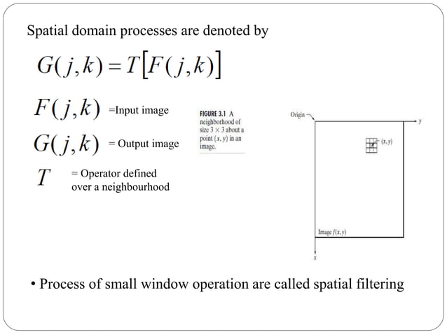 Intensity Transformation And Spatial Filtering Pptx Photo Editing Software Computer