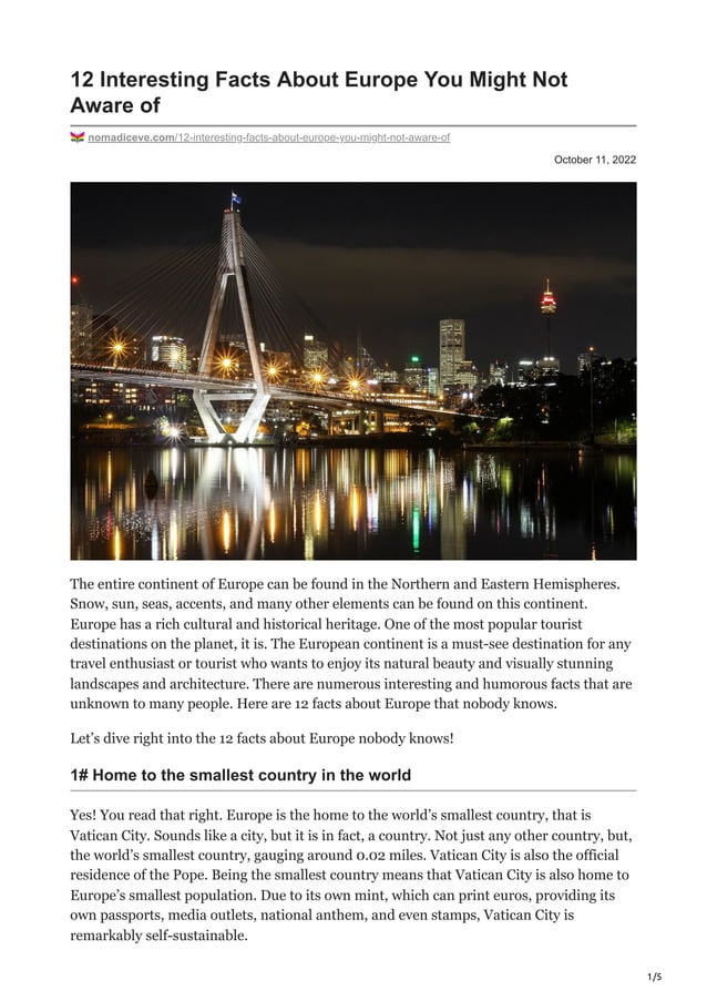 12 Interesting Facts About Europe You Might Not Aware of.pdf