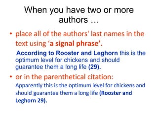 12 In Text Citation | PPT