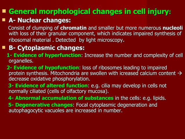 (1,2) introduction of pathophysiology+ cell injury copy | PPT