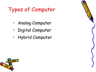Introduction to Computer & ICT | PPT