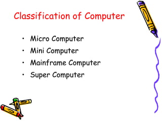Introduction to Computer & ICT | PPT