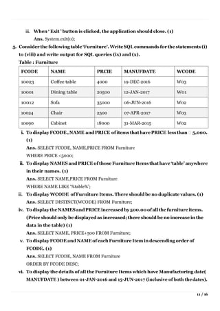 CBSE 12 ip 2018 sample paper | PDF