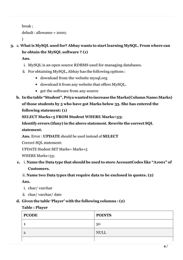 CBSE 12 ip 2018 sample paper | PDF