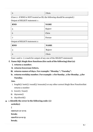 CBSE 12 ip 2018 sample paper | PDF