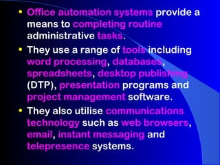 12 ipt 0201 information systems | PPT | Databases | Computer Software and Applications