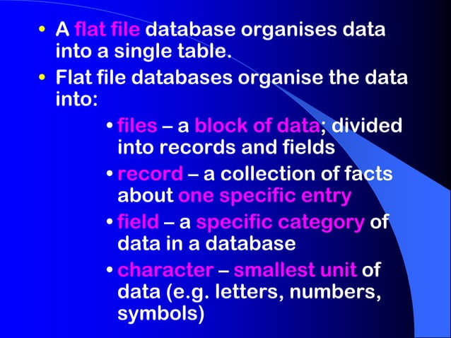 12 ipt 0202 Organisation methods