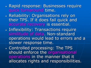 12 ipt 0501 transaction processing systems 01 | PPTX | Databases | Computer Software and ...