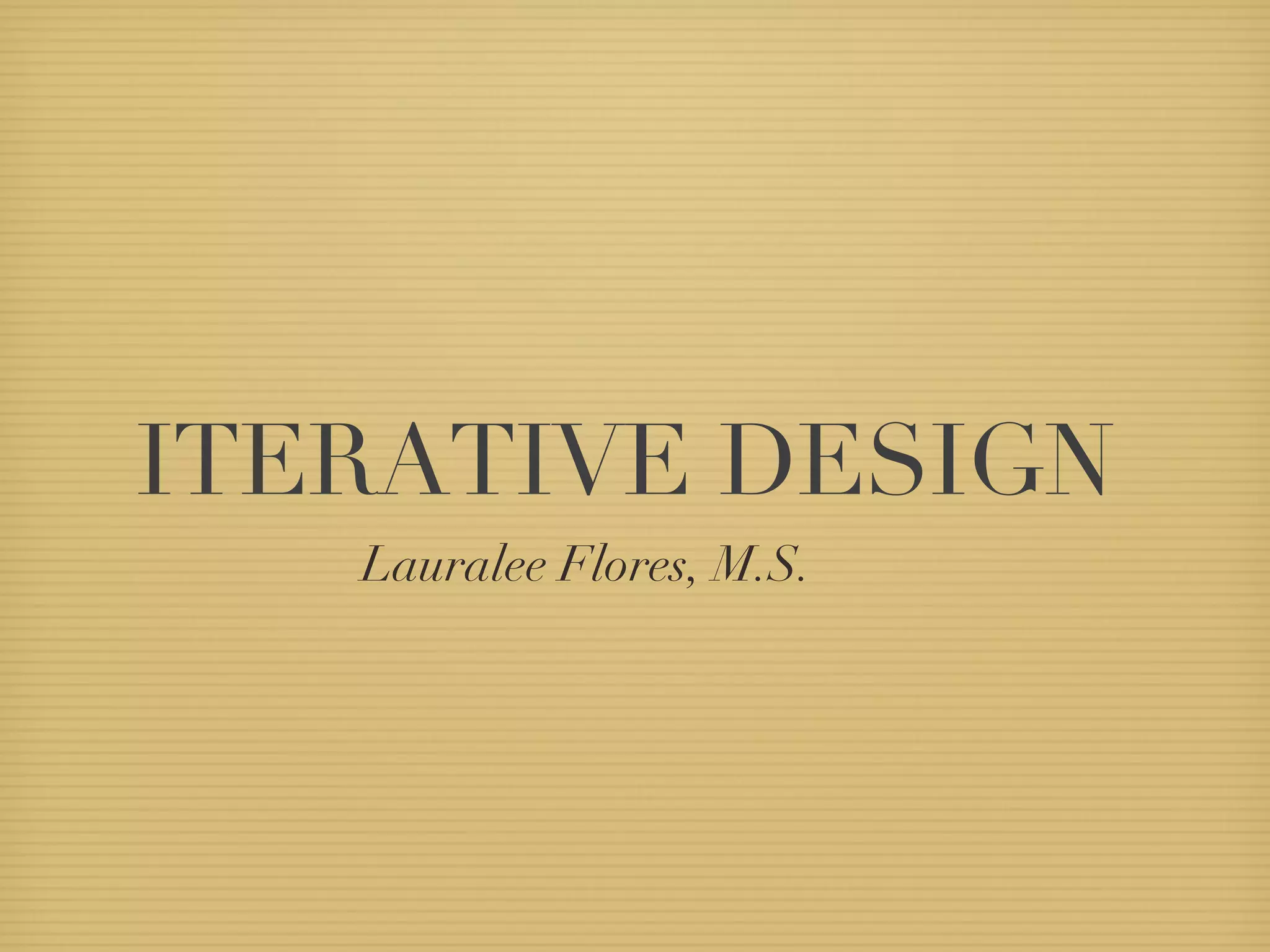 12 Iterative Design Ppt