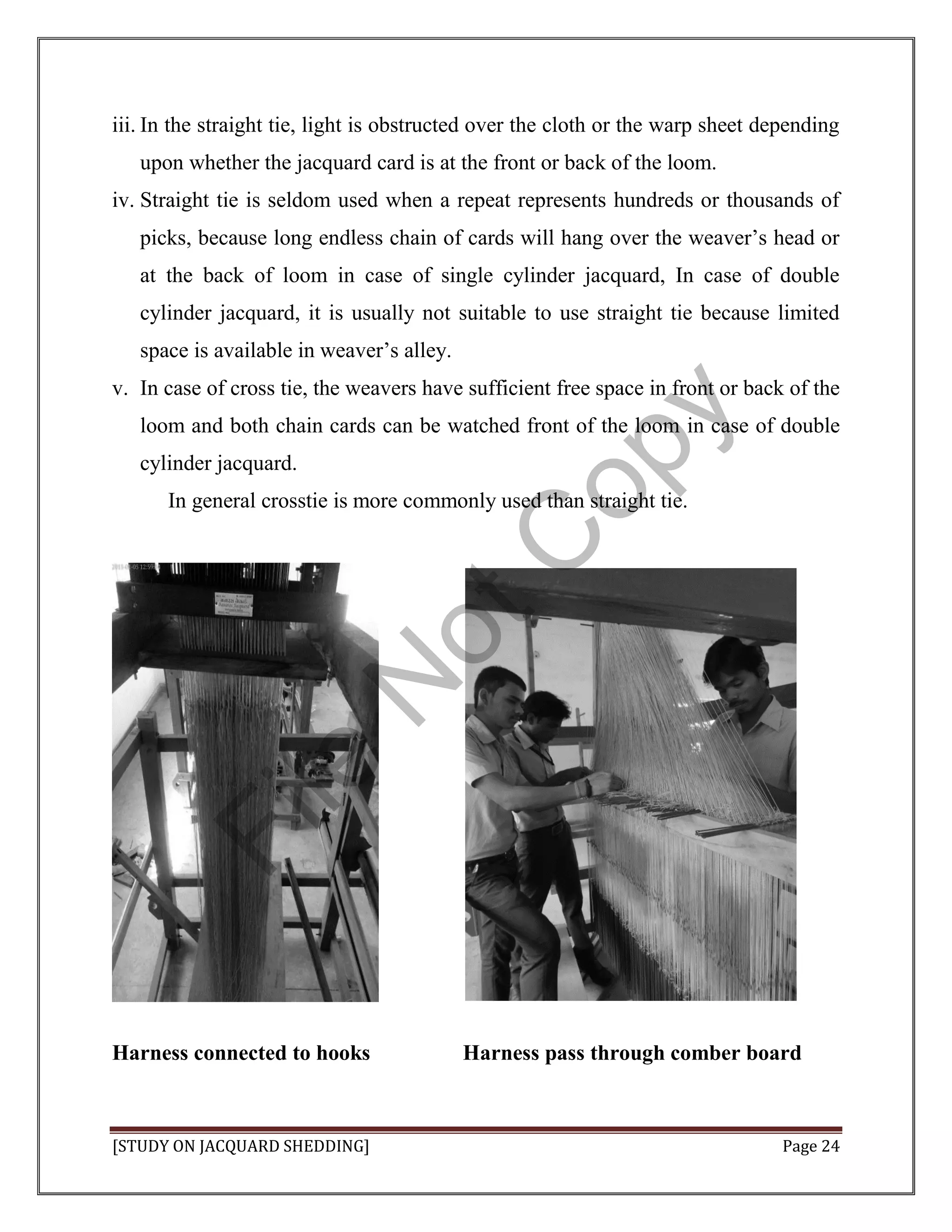 jaquard erection and jacquard commissioning rupesh | PDF