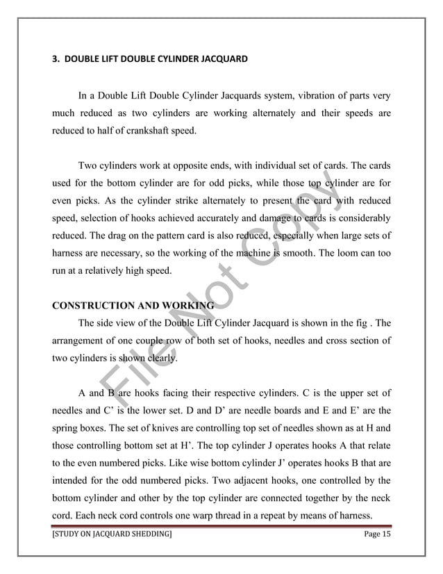 jaquard erection and jacquard commissioning rupesh | PDF