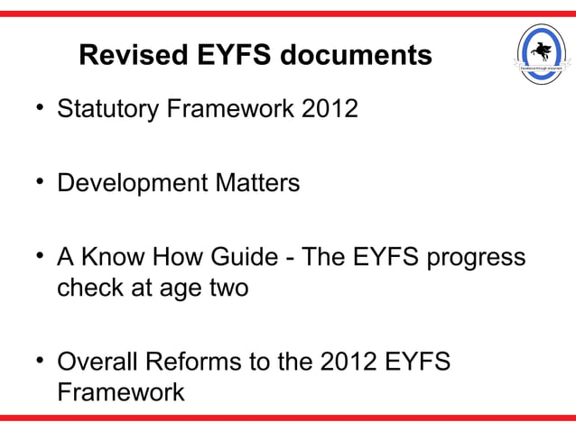 12 june eyfs staff meeting | PPT | Daycare and Pre-School | Parenting