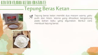 Ketan - Ilmu Bahan Makanan | PPT
