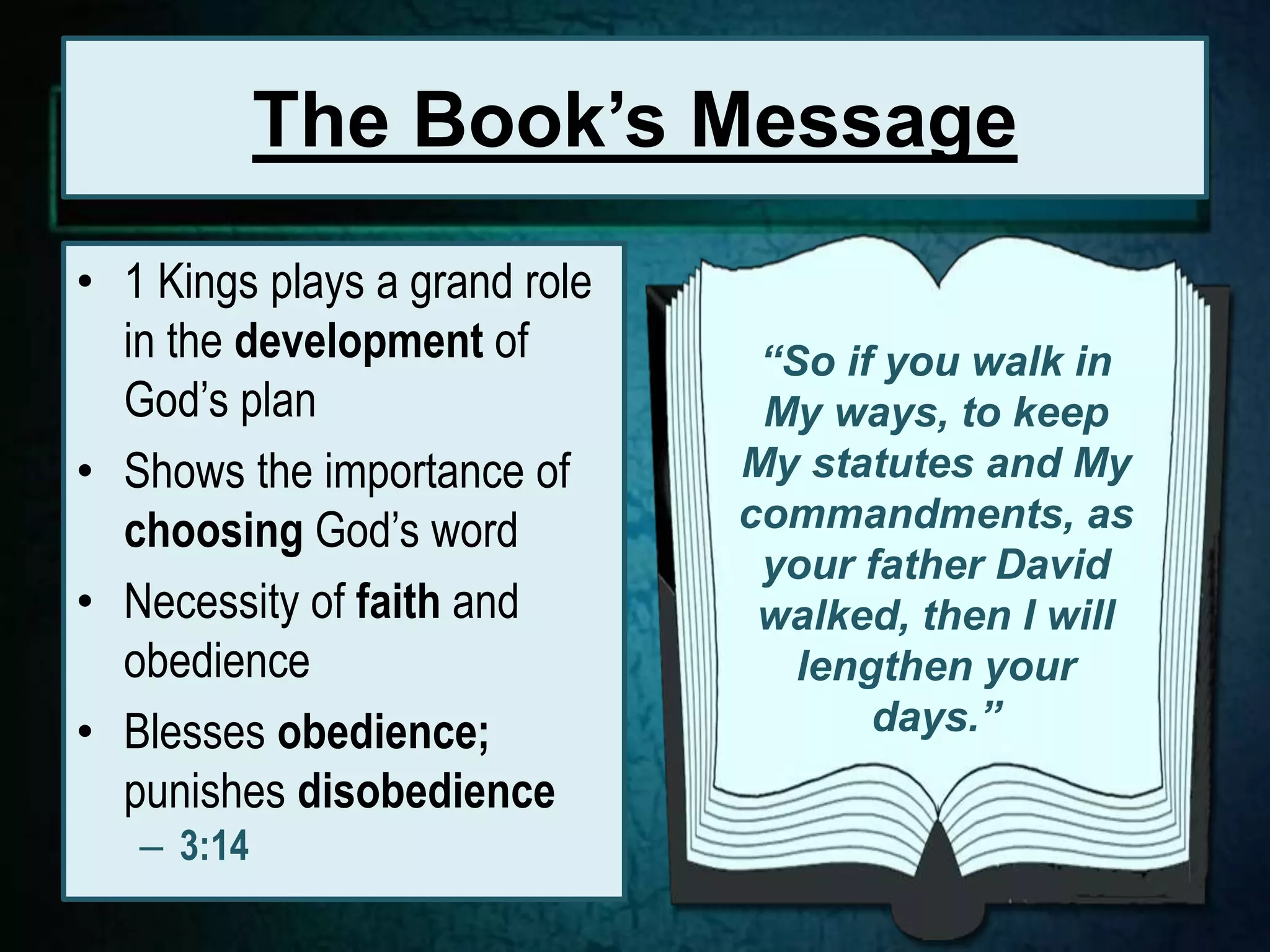 Old Testament Survey: 1&2 Kings | PPTX