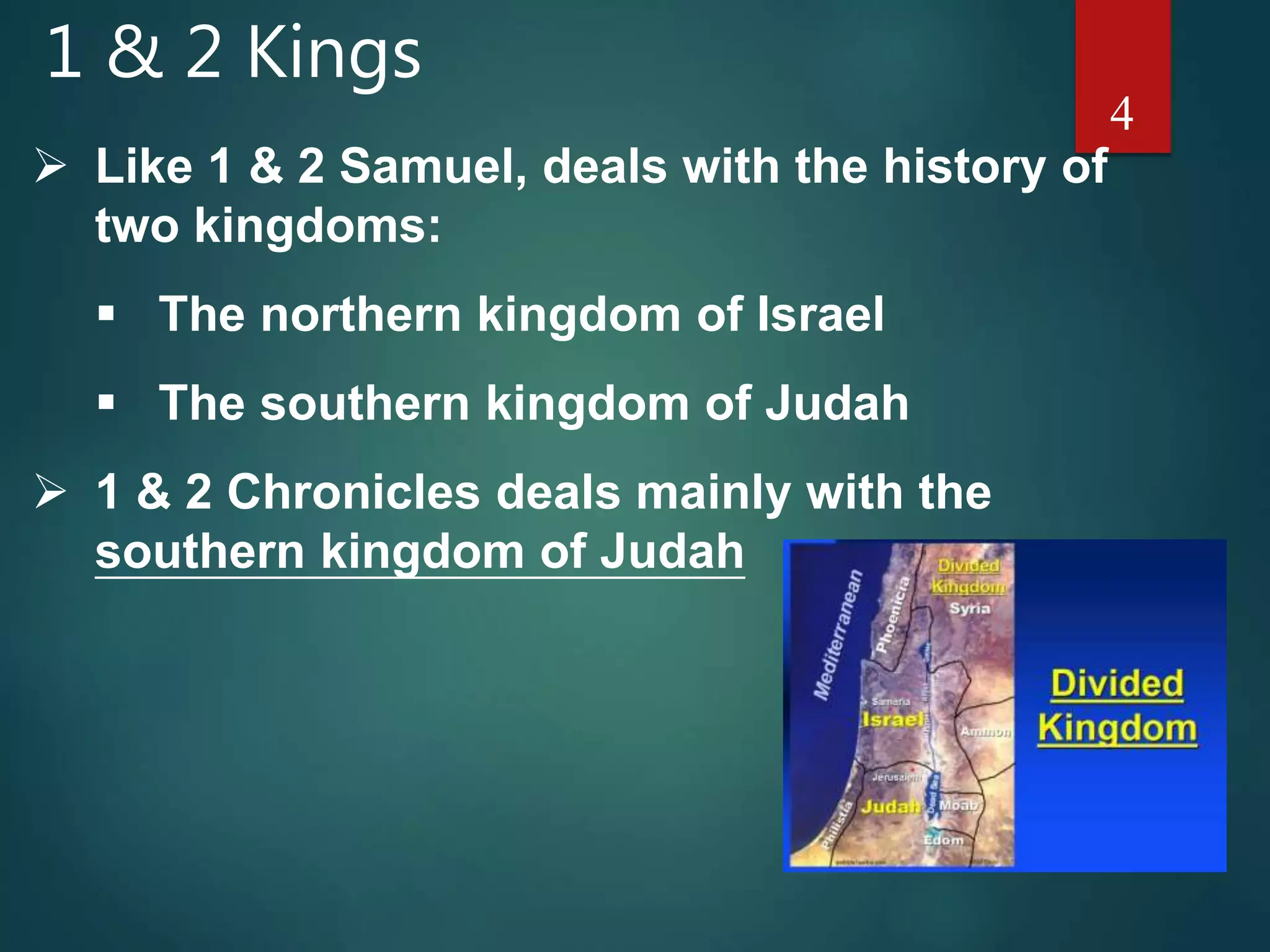 Old Testament Survey: 1&2 Kings | PPTX