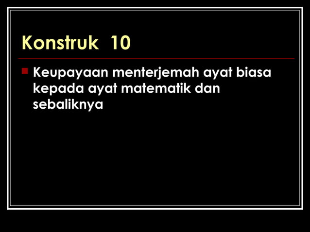 12 konstruk numerasi | PPT