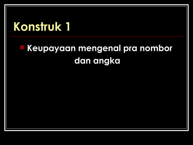 12 konstruk numerasi | PPT