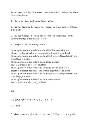 12 Lab 1 Electric Charge and Electric Interactions | DOCX