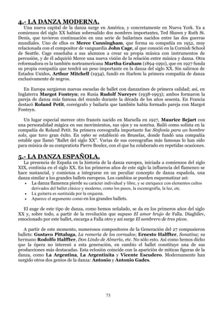 LA DANZA Y EL BALLET | PDF