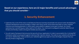 Top 12 Advantages Of Using Laravel Framework In 2023 | PPT