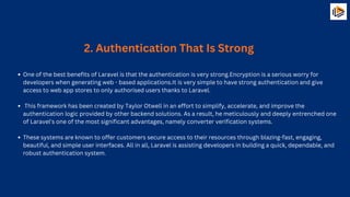 Top 12 Advantages Of Using Laravel Framework In 2023 | PPT