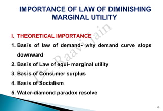 12law of diminishing marginal utility | PPT